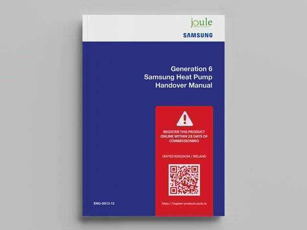 Samsung Gen6 ASHP Handover Manual
